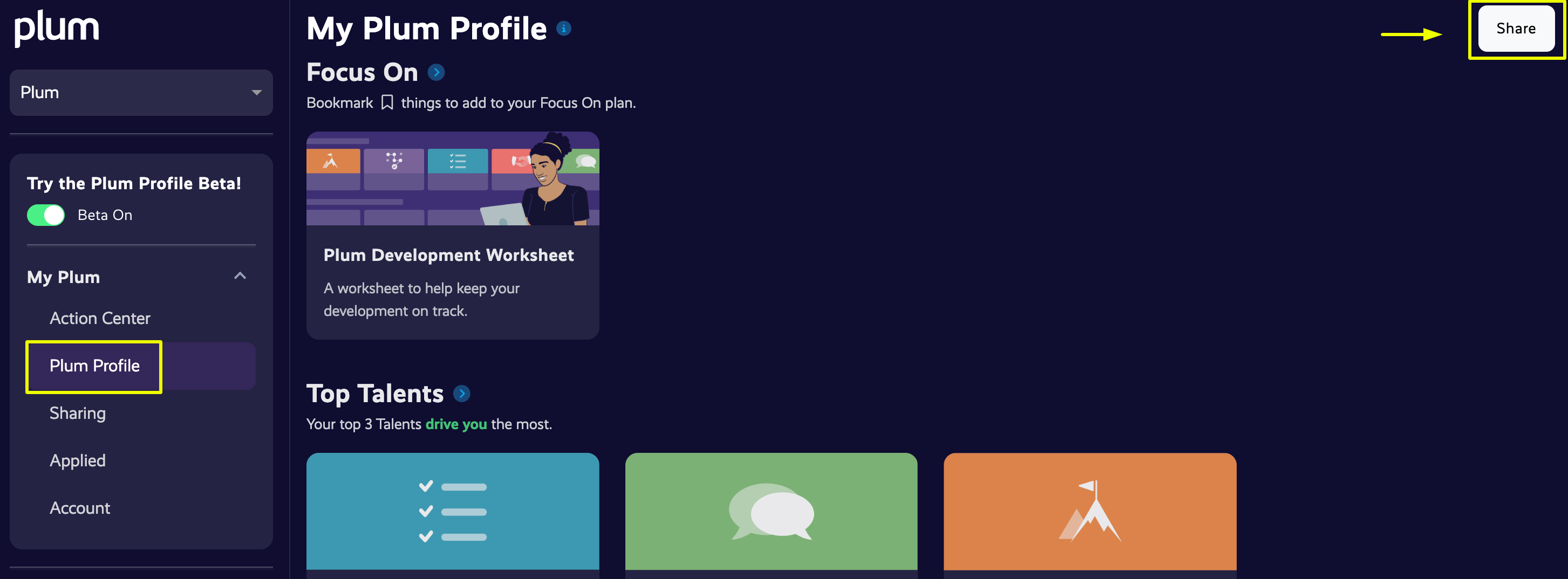 How can I share my Plum Profile? – Plum Help Center